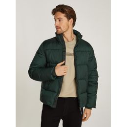 Outdoorjacke Calvin Klein "QUILT PUFFER MW", Herren, Gr. XL, gr&uuml;n (midnight forest), Web, Obermaterial: 100% Polyester. Futter: 100% Polyester. Wattierung: 100% Polyester, unifarben, regular fit, mit innenliegendem Gummizug, Jacken Outdoorjacke, mit Logopatch