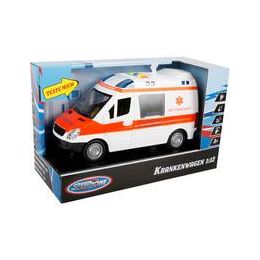 Vedes Speedzone Doppel-Commander Krankenwagen mit Licht und Sound, Modellfahrzeug