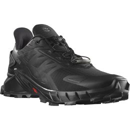 Trailrunningschuh Salomon "SUPERCROSS 4", Herren, Gr. 47, schwarz, Synthetik, Textil, Schuhe, Trailrunningschuhe
