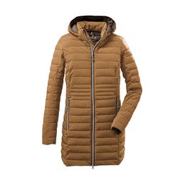 G.I.G.A. by Killtec Parka "GW 333 WMN QLTD PRK", Damen, Gr. 48, braun (hellbraun), Obermaterial: 100% Polyester;Futter: 100% Polyamid;F&uuml;llung: 100% Polyester, G.I.G.A. DX BY KILLTEC, Jacken Parka, Schmaler, wasserabweisender Damenparka mit abnehmbarer Kapuze