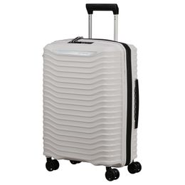 Hartschalen-Trolley Samsonite "UPSCAPE, verschiedene Gr&ouml;&szlig;en und Farben", Damen, Gr. B/H/T: 40cm x 55cm x 20cm 39 l, cloud wei&szlig;, Polypropylen, gestreift, Koffer Hartschalen-Trolley, Volumenerweiterung Reisegep&auml;ck Hartschalen-Koffer TSA-Zahlenschloss