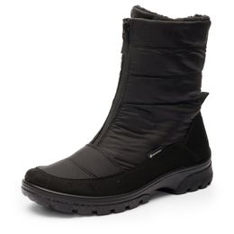 Winterboots Ara "SAAS FEE", Damen, Gr. 4 (37), schwarz, Textil, unifarben, Schuhe Winterboots, Snowboots, Winterstiefel mit Gore-Tex
