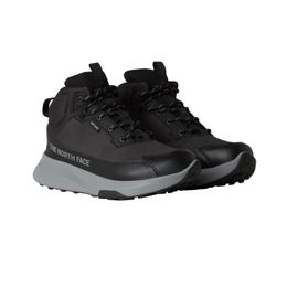 Wanderschuh The North Face "Y FASTPACK II MID WP", Kinder, Gr. 35, tnf schwarz, concrete, Textil, Schuhe Wanderschuh