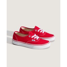 Sneaker Vans "UA Authentic", Herren, Gr. 40, rot, Textil, Schuhe Sneaker, aus textilem Canvas-Material