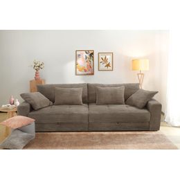 Jockenh&ouml;fer Big-Sofa JOCKENH&Ouml;FER GRUPPE "Space XL, B: 284 cm", taupe 426, 18, B:284cm T:113cm, Korpus: 100% Polyester;Kissen: 100% Polyester, Sofas, Big-Sofa, Mega-Sofa mit Bettkasten & 4 Zierkissen