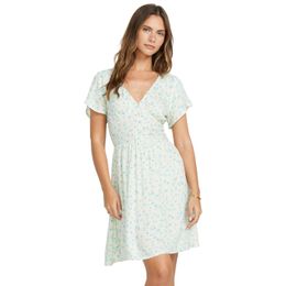 Sommerkleid Billabong "Morning Sky Mini Drs", Damen, Gr. XL, US-Gr&ouml;&szlig;en, high tide, Obermaterial:100% Viskose;, Kleider Sommerkleid