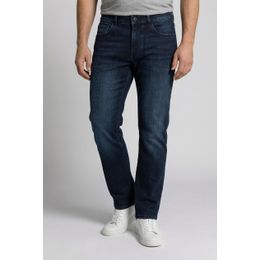 Regular-fit-Jeans Camel Active, Herren, Gr. 34, L&auml;nge 34, blau (night blau), Denim/Jeans, Obermaterial: 85% Baumwolle, 13% Polyester, 2% Elasthan, unifarben, regular fit kn&ouml;chellang, Jeans Regular-fit-Jeans, mit Leder-Badge