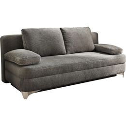 Jockenh&ouml;fer Schlafsofa JOCKENH&Ouml;FER GRUPPE "Noah, B: 202 cm, Liegefl.154x202 cm", grau 578, 09, B:202cm T:99cm, Korpus: 100% Polyester;Kissen: 100% Polyester, Sofas, Schlafsofa, mit Bettfunktion & Bettkasten
