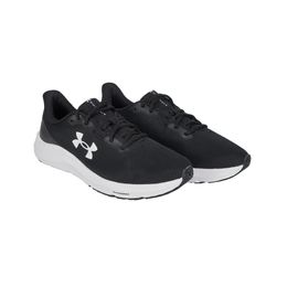 Laufschuh Under Armour "UA Charged Pursuit 4", Damen, Gr. 44, schwarz-wei&szlig; (schwarz, schwarz, wei&szlig;), Synthetik, Textil, Schuhe Laufschuh