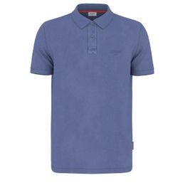 JOOP! Poloshirt JOOP JEANS "Ambrosian", Herren, Gr. L, bright blau, Piqu&eacute;, Obermaterial: 95% Baumwolle, 5% Elasthan, unifarben, normal, Rippb&uuml;ndchen, Shirts Poloshirt