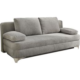 Jockenh&ouml;fer Schlafsofa JOCKENH&Ouml;FER GRUPPE "Noah, B: 202 cm, Liegefl.154x202 cm", hellgrau 578, 19, B:202cm T:99cm, Korpus: 100% Polyester;Kissen: 100% Polyester, Sofas, Schlafsofa, mit Bettfunktion & Bettkasten