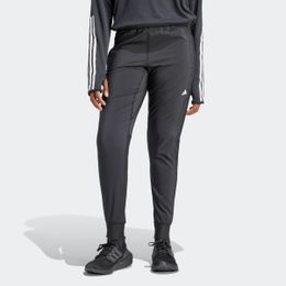 Laufhose adidas Performance "OTR B PANT", Damen, Gr. L, N-Gr, schwarz (schwarz, normal, gr.), Obermaterial: 100% Polyester, clean, Hosen Laufhose