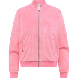 Blouson Ragwear "Cairro Bonded", Damen, Gr. XXXL(46), pink, Obermaterial: 91% Polyester, 9% Elasthan. Innenfutter: 94% Polyester, 6% Elasthan, l&auml;ssig geschnitten h&uuml;ftbedeckend, elastischer Bund, Jacken Blouson, &Uuml;bergangsjacke in weicher Cordoptik