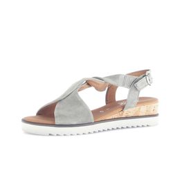 Plateausandaletten Gabor "Plateau Sandale", Damen, Gr. 38, gr&uuml;n, Schuhe