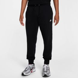 Sporthose Nike Sportswear "M NK CLUB FT JOGGER", Herren, Gr. XXL, N-Gr, schwarz, schwarz, wei&szlig;, Sweatware, Obermaterial: 80% Baumwolle, 20% Polyester, unifarben, Basic lang, Hosen Sporthose, mit Eingrifftaschen und Ges&auml;&szlig;tasche, mit Kordelverschluss