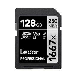 Lexar Professional 1667x UHS II SDXC 128GB V60 250MB/90MB