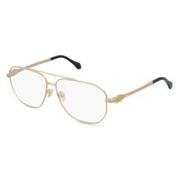 Versace VE1307 Brille Herren | Fassung: Vollrand, Pilot, Gold