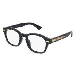 Bottega Veneta BV1445OA Brille Unisex | Fassung: Vollrand, Rund, Schwarz