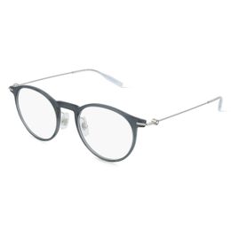 Montblanc MB0099O Brille Herren | Fassung: Vollrand, Rund, Grau