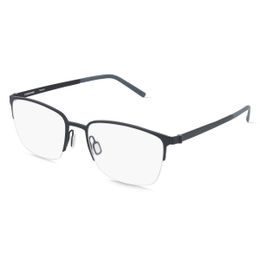 Rodenstock R7170 Brille Herren | Fassung: Halbrand, Quadratisch, Blau Grau