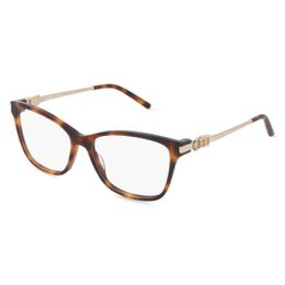 Escada VESG25 Brille Damen | Fassung: Vollrand, Quadratisch, Havanna Gl&auml;nzend