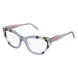 Roberto Cavalli Just Cavalli VJC184V Brille Damen | Fassung: Vollrand, Cat Eye, Grau