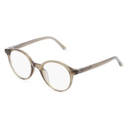 Fielmann LN 021 CL Brille Unisex | Fassung: Vollrand, Panto, Braun Transparent