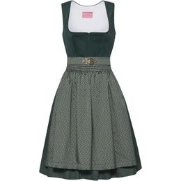 Kr&uuml;ger Dirndl Kr&uuml;ger Madl Midi-Dirndl Alisha Gr&uuml;n (Gr&ouml;&szlig;e: 38)
