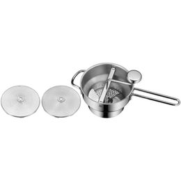 WMF Passiersieb, Silber, Metall, 11.5 cm, rostfrei, Einsatz auswechselbar, Kochen, K&uuml;chenhelfer, Sonstige K&uuml;chenhelfer