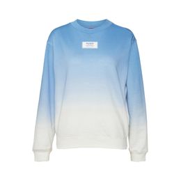 Hugo Sweatshirt 'Demorola' Damen Gr&ouml;&szlig;e L royalblau / wei&szlig;