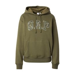 GAP Sweatshirt 'HERITAGE' Damen Gr&ouml;&szlig;e S khaki / oliv / dunkelgr&uuml;n