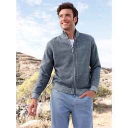 Catamaran Herren Strickjacke mit Futter, rauchblau-meliert, Gr&ouml;&szlig;e 50