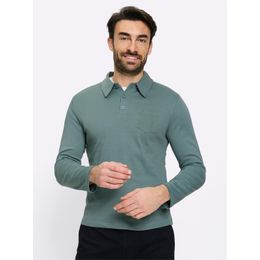 Catamaran Herren Langarm-Poloshirt, jade, Gr&ouml;&szlig;e 44/46