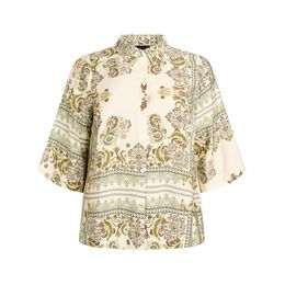 ZIZZI Hemd 'Mestea' Damen Gr&ouml;&szlig;e 7XL/8XL beige / braun / pastellgr&uuml;n