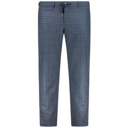 Gro&szlig;e Gr&ouml;&szlig;en Bugatti Chinos aus Stretch-Jersey, Tapered Fit Farbe blau Gr&ouml;&szlig;e: 42/32