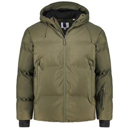 Jack & Jones Gro&szlig;e Gr&ouml;&szlig;en Jack&Jones Wattierter Blouson, wasserdicht Farbe khaki Gr&ouml;&szlig;e: 6XL