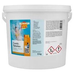 Poolpflege summer fun "Combi-Tabletten", wei&szlig;, 5 kg, Wasserpflegemittel, 5 kg