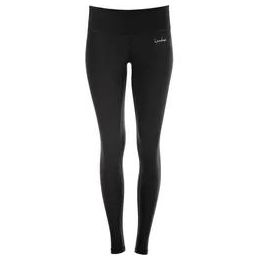 Leggings WINSHAPE "AEL102", Damen, Gr. XL, Normalgr&ouml;&szlig;en, schwarz, 80% Polyester, 20% Elasthan, Hosen Leggings, mit leichtem Kompressionseffekt