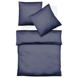 Bettw&auml;sche Fleuresse "Lech 3089", blau (marine), B/L: 240cm x 220cm, 1 Stk., 2 Stk., Flanell, B/L: 80cm x 80cm & 80cm x 80cm, 3 Stk., Flanell, Obermaterial: 100% Baumwolle, Bettw&auml;sche, Bettw&auml;sche, Edelflanell, Baumwolle, in Gr. 135x200, 155x220, 200x200cm
