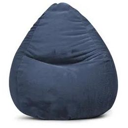 Sitzsack MAGMA HEIMTEX "Beanbag SOFTY XXL", blau (petrol), B:130cm, Bezug: 100% Polyester, Sitzs&auml;cke, Sitzsack