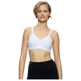Sport-BH TRIACTION BY Triumph "Triaction Wellness N", Damen, Gr. 90, Cup B, wei&szlig;, Single Jersey, Obermaterial: 77% Polyamid, 23% Elasthan (LYCRA), unifarben, BHs Sport-BH BH, atmungsaktiv und hoher Support