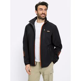 Catamaran Sports Herren Softshelljacke mit abnehmbarer Kapuze, schwarz, Gr&ouml;&szlig;e 50