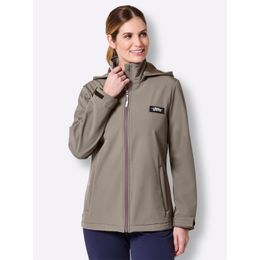 Catamaran Sports Damen Funktionsjacke mit Fleece-Innenseite, taupe, Gr&ouml;&szlig;e 38