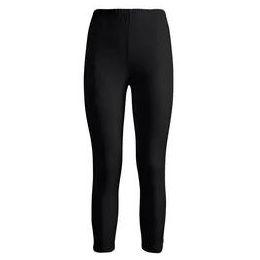 Leggings Classic Basics, Damen, Gr. 50, Normalgr&ouml;&szlig;en, schwarz, 92% Baumwolle, 8% Elasthan, unifarben, 3/4-L&auml;nge, Hosen Leggings