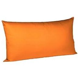 Kissenbez&uuml;ge Fleuresse "Colours", orange, B:40cm L:80cm, Interlock-Jersey, Obermaterial: 100% Baumwolle, Kissenbez&uuml;ge, edler, b&uuml;gelfreier Interlock-Jersey aus 100% Baumwolle