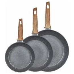 Pfannen-Set King "Essential", grau, &Oslash;:28cm, Pfannen, Induktion