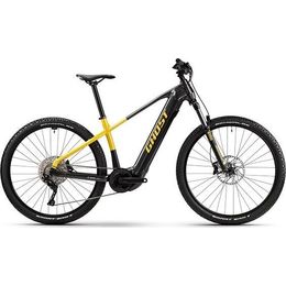GHOST E-Teru Advanced 750 Wh E-Bike Hardtail Diamant 27,5" met. anthracite/met. gold yellow - glossy S | Dienstrad-Leasing m&ouml;glich