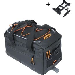Basil Miles Tarpaulin MIK 2.0 Gep&auml;cktr&auml;gertasche schwarz/orange 7 L