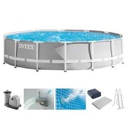 Framepool Intex "Prism FrameTM", grau, H:132cm &Oslash;:610cm, Schwimmbecken, 5-tlg., &Oslash;xH: 610x132 cm