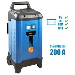 G&uuml;de Batterie-Ladeger&auml;t G&Uuml;DE "Digital GDB 24V/12V-200", blau (blau, schwarz), B:29,5cm H:67cm T:29,7cm, Kunststoff, Metall, Ladeger&auml;te